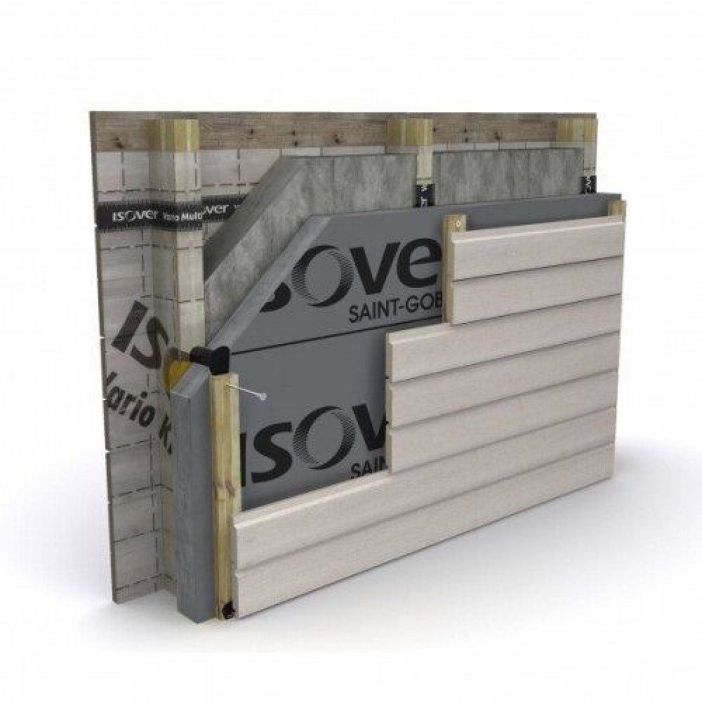 Windproof wool panel ISOVER Facade 30 mm | Wind protection insulation