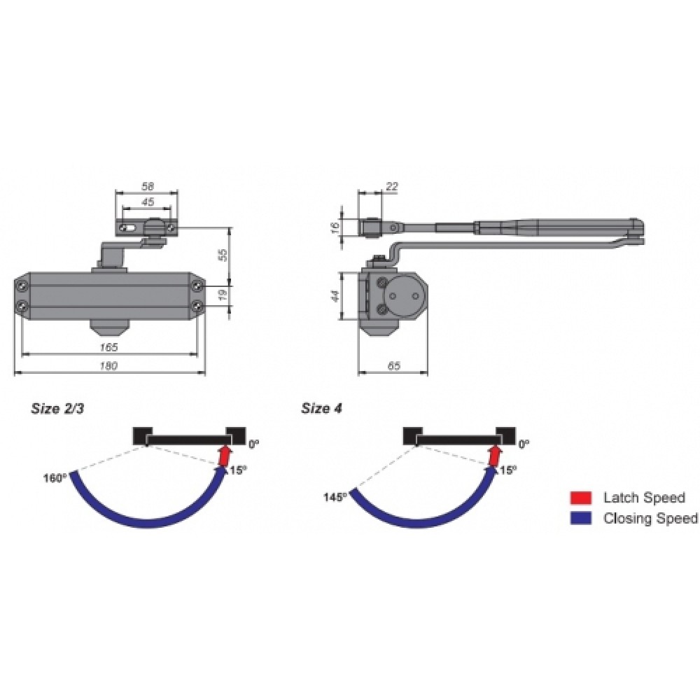 Door closer Telesco Compact 1000 | Door closers
