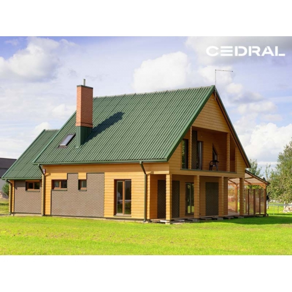 Facade finishing boards CEDRAL CLASSIC with wood texture | CEDRAL Classic